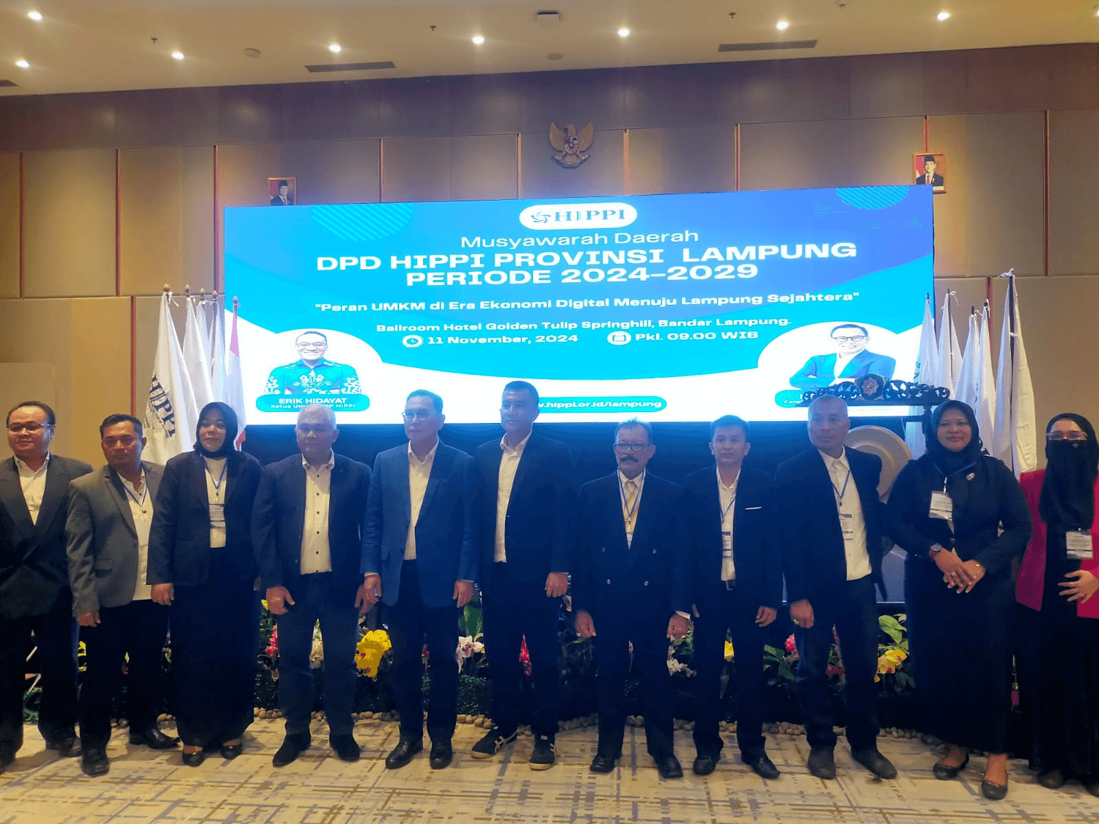 DPP HIPPI Resmi Kukuhkan Pengurus DPD Lampung dan 9 DPC di Hotel Golden Springhill, Dorong ...
